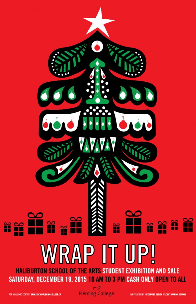 Wrap it Up: student art exhibition : Fleming College