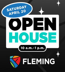 Fleming College Open House Returns April 20 : Fleming College
